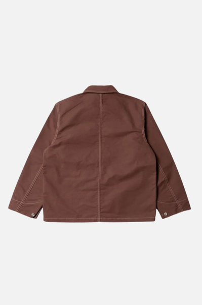 HOWIE WAXED CHORE JACKET BROWN – 707