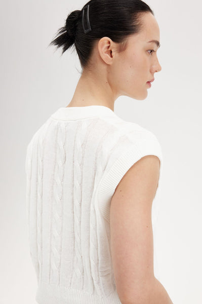 CABLE KNIT TANK – 707