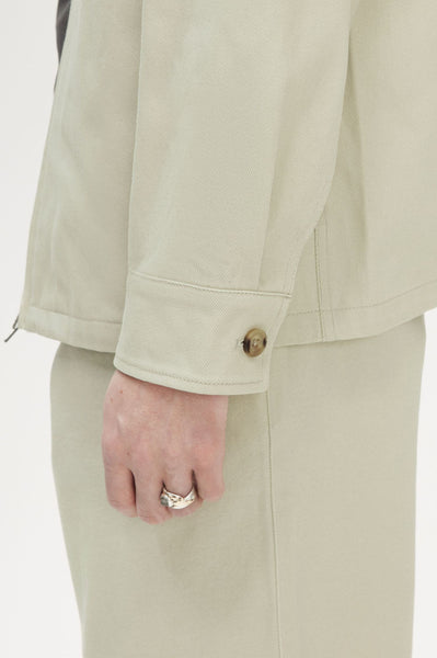 TWILL ZIP THROUGH OVERSHIRT – 707